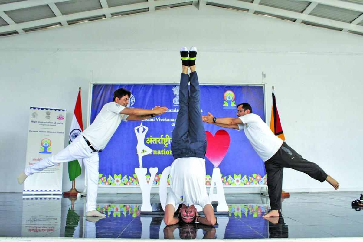 International Day of Yoga observed in Guyana - Guyana Times
