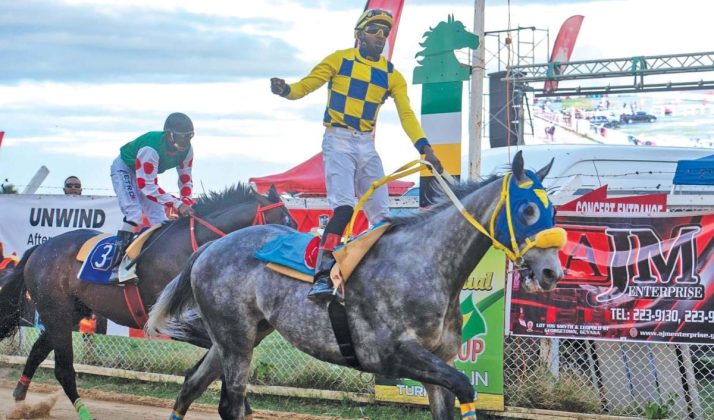 Appadu enjoys slim lead as Guyana’s leading jockey - Guyana Times