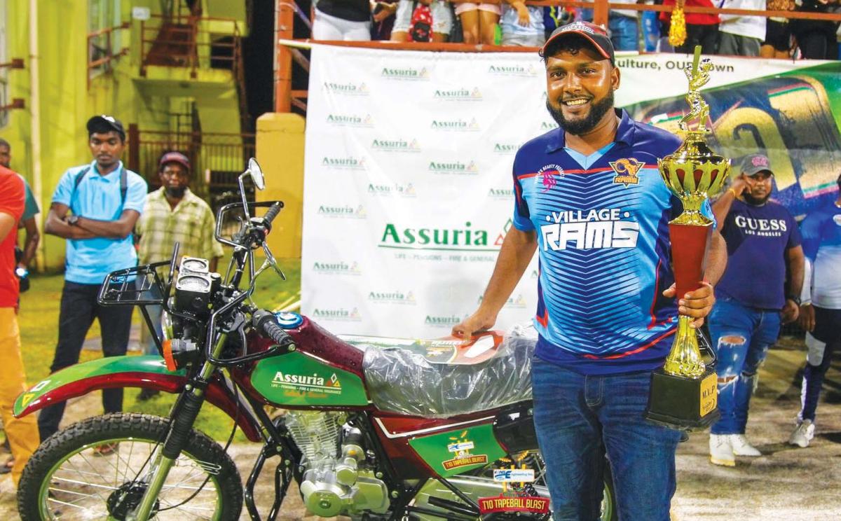 Kares One Guyana T10 Blast: Assuria commits another motorbike for MVP ...