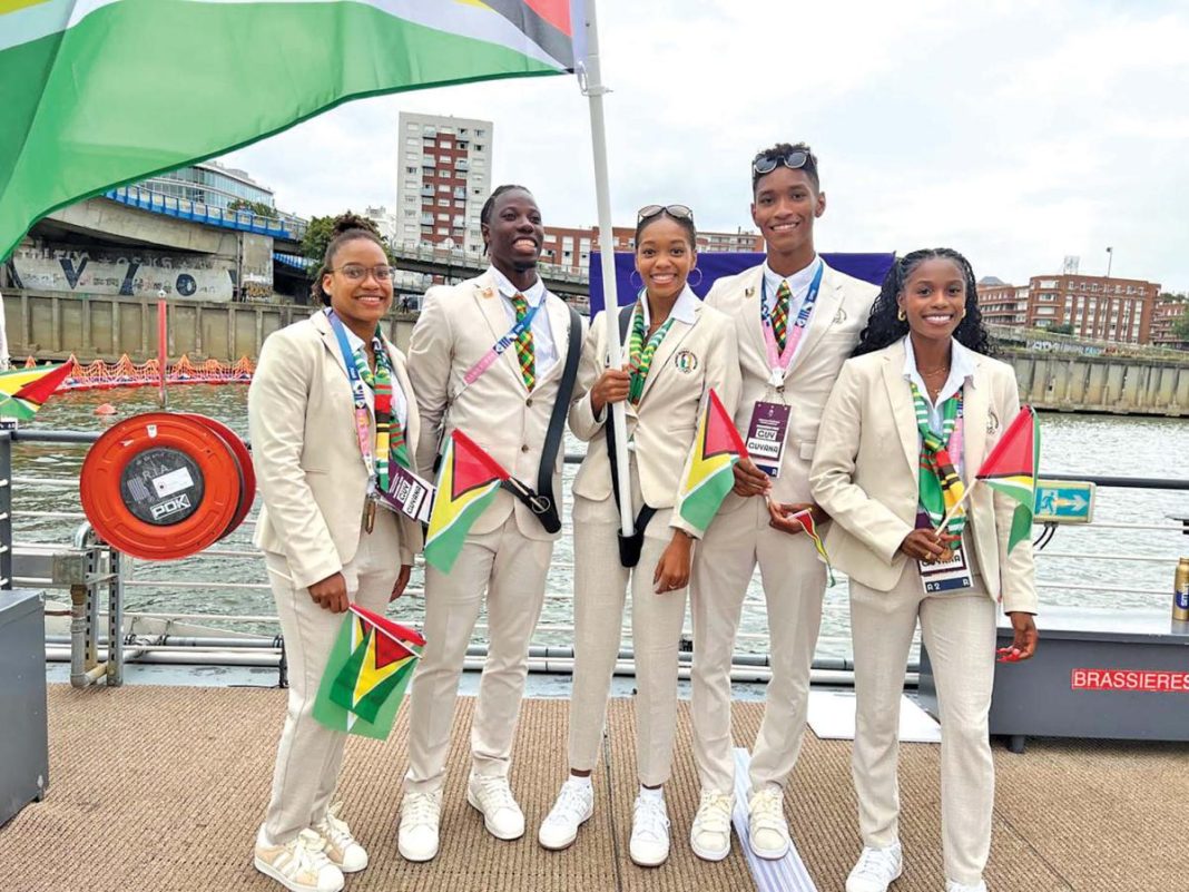 Team Guyana take centre stage as Olympic Games open - Guyana Times