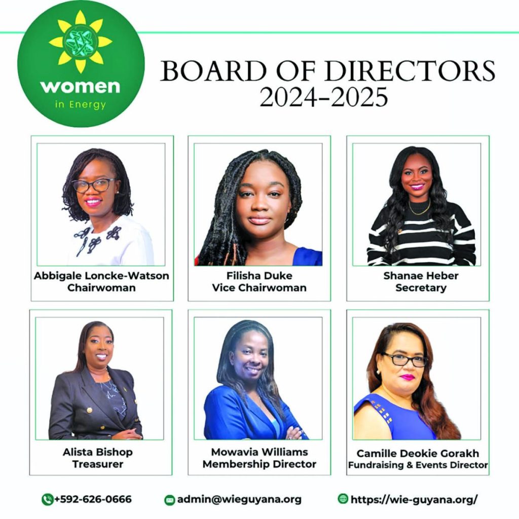 Women in Energy Guyana elects 2024-2025 BoD - Guyana Times