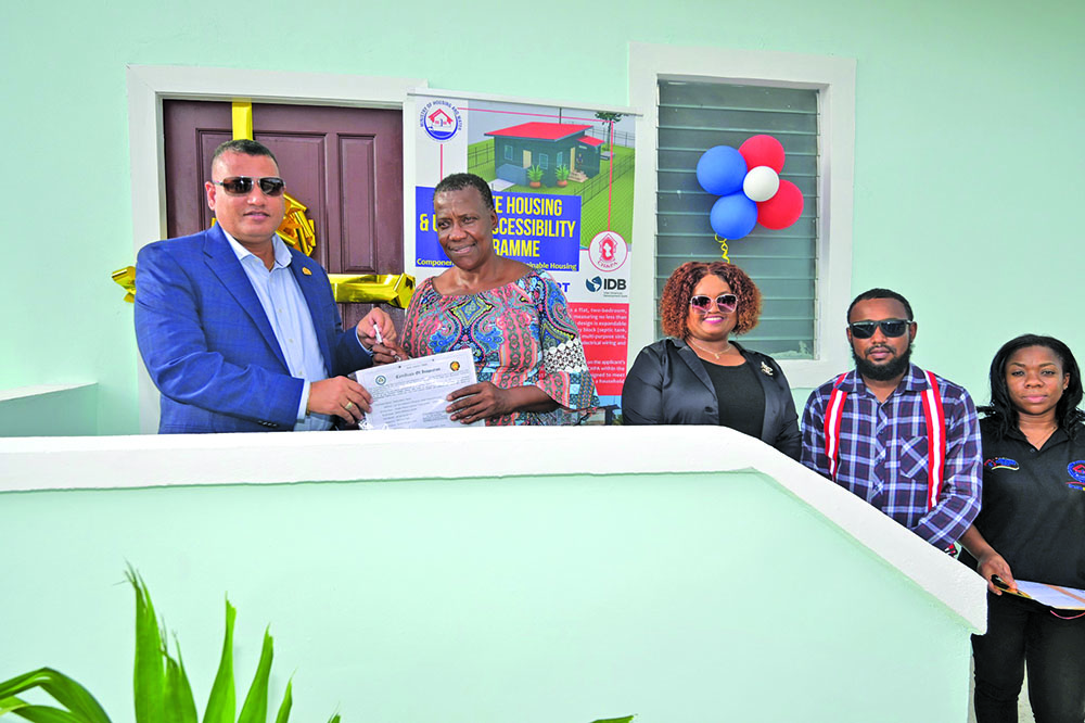 5 EBD families receive core homes - Guyana Times