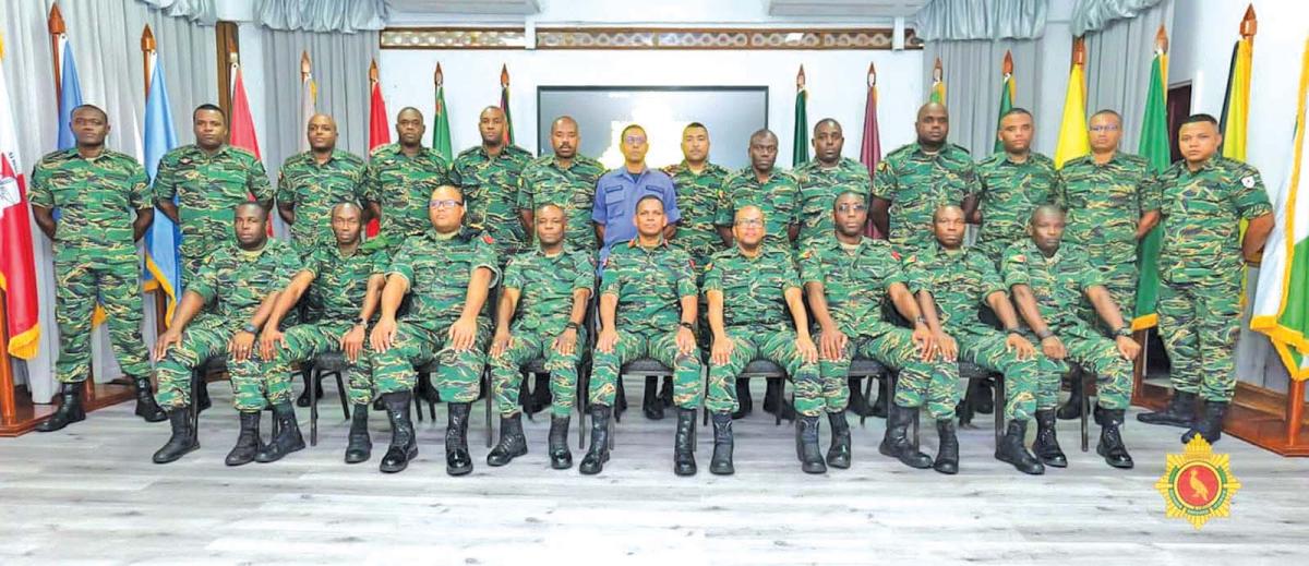 18 officers poised for future leadership within GDF - Guyana Times