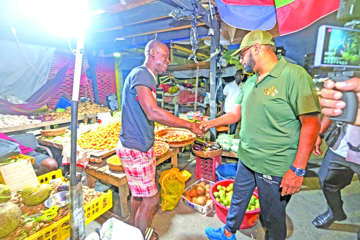 Pres Ali announces infrastructural, security upgrades for Bourda Market ...
