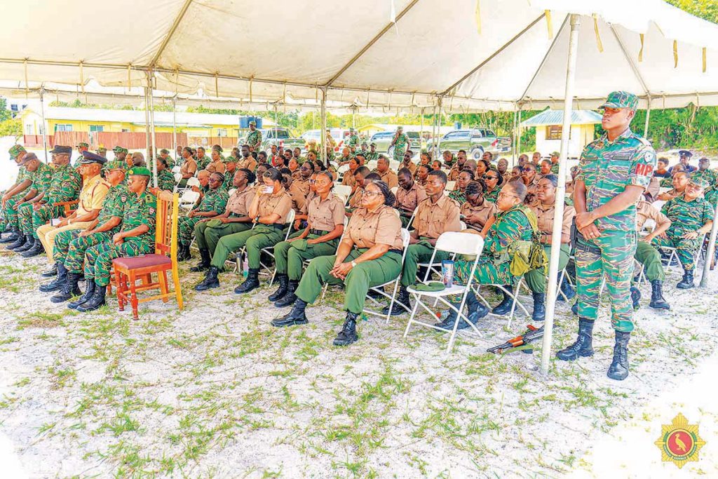 72 females among 103 reservists trained by the GDF - Guyana Times