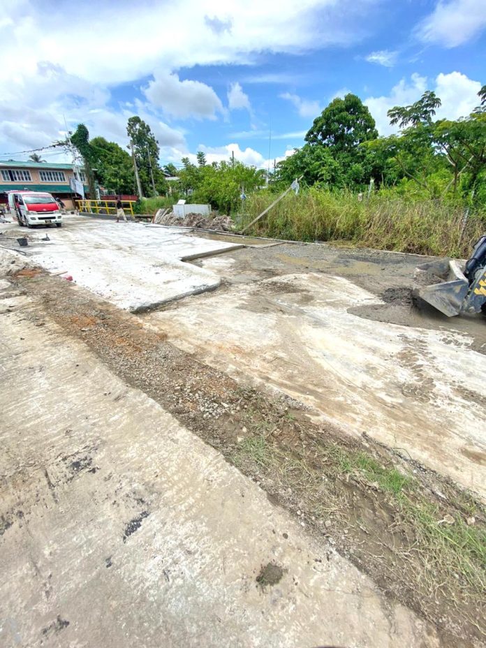 Final touches being done on long-overdue Cemetery Road project - Guyana ...