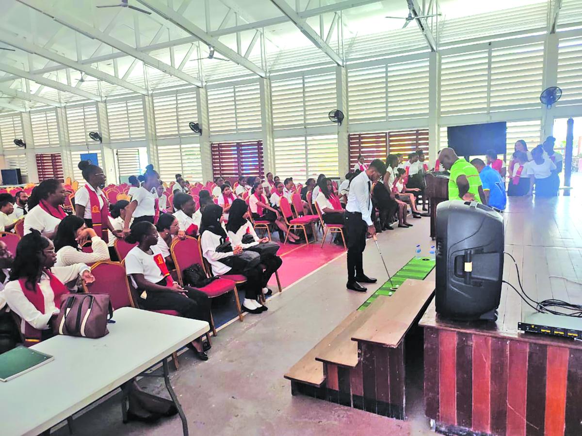 CPCE, GGA showcase golf to trainee teachers - Guyana Times