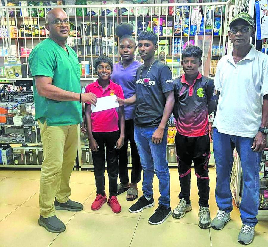 Poonai Pharmacy renews sponsorship for RHTY&SC U11, U13 teams - Guyana ...