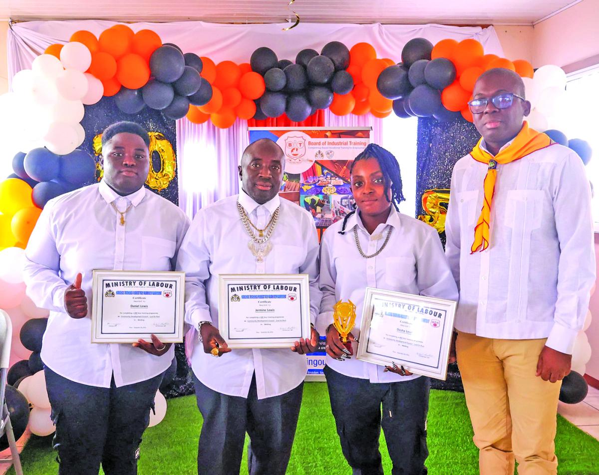 Father, son and daughter among 60 BIT graduates - Guyana Times