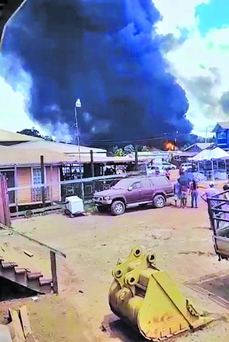 15 buildings destroyed by massive fire at Puruni - Guyana Times