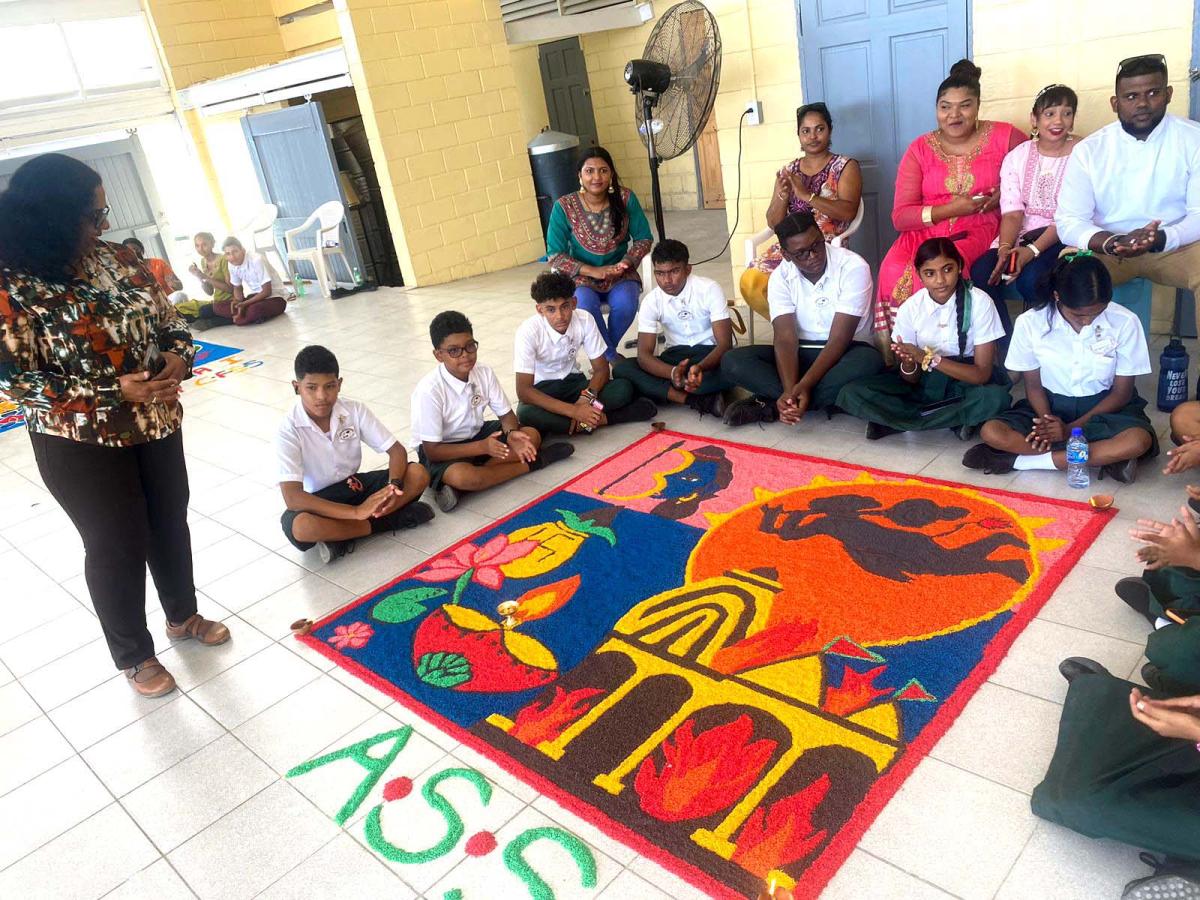 Aurora Secondary secures 1st position in Region 2 Inter-School Rangoli ...