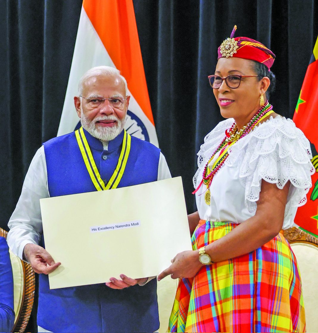 Guyana’s Highest National Award conferred on India’s PM - Guyana Times