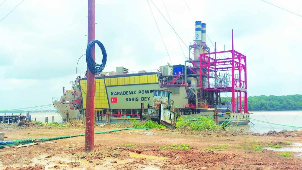 Cost to rent power ship “almost same” as if GPL were to generate power ...