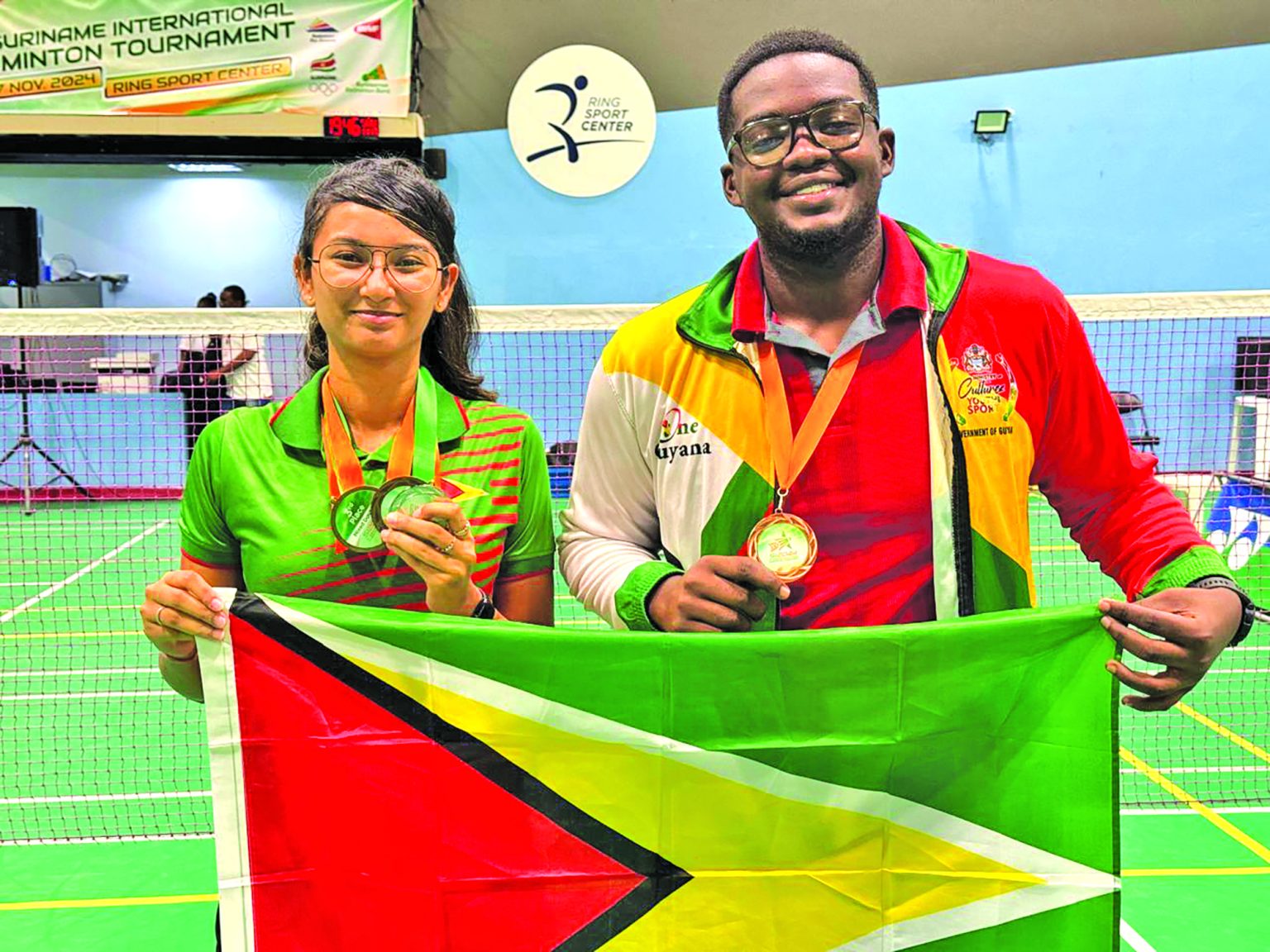 Priyanna Ramdhani shines at Suriname Badminton tournament - Guyana Times