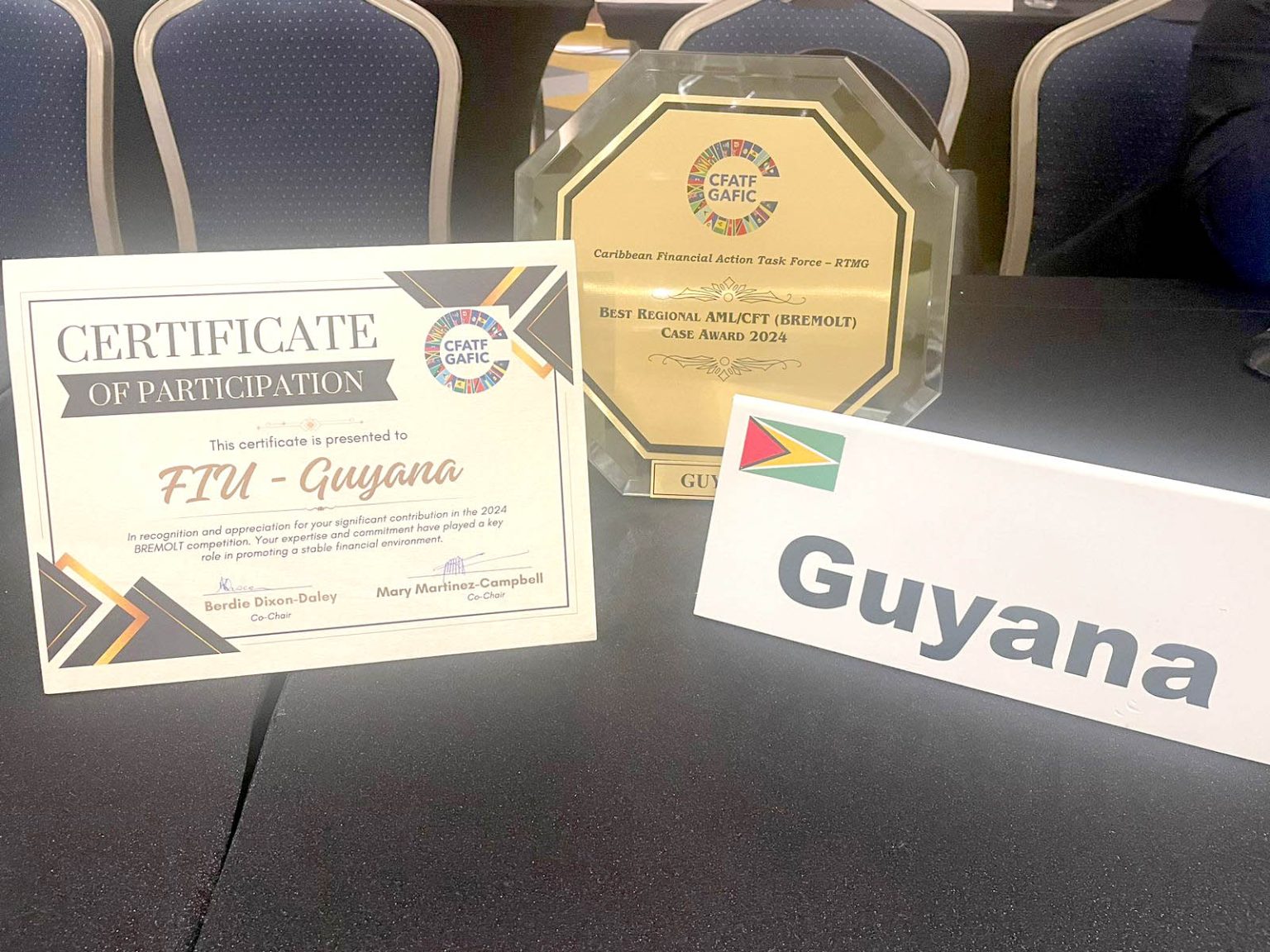 Guyana wins best Regional AML/CFT Case Award for groundbreaking ...