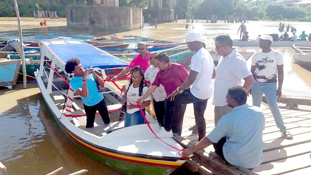Boat given to Baracara to transport school children - Guyana Times