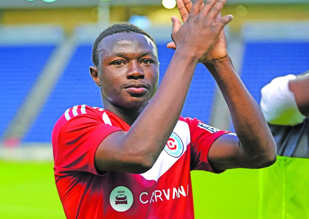 Omari Glasgow inks First Team contract with Chicago Fire FC - Guyana Times