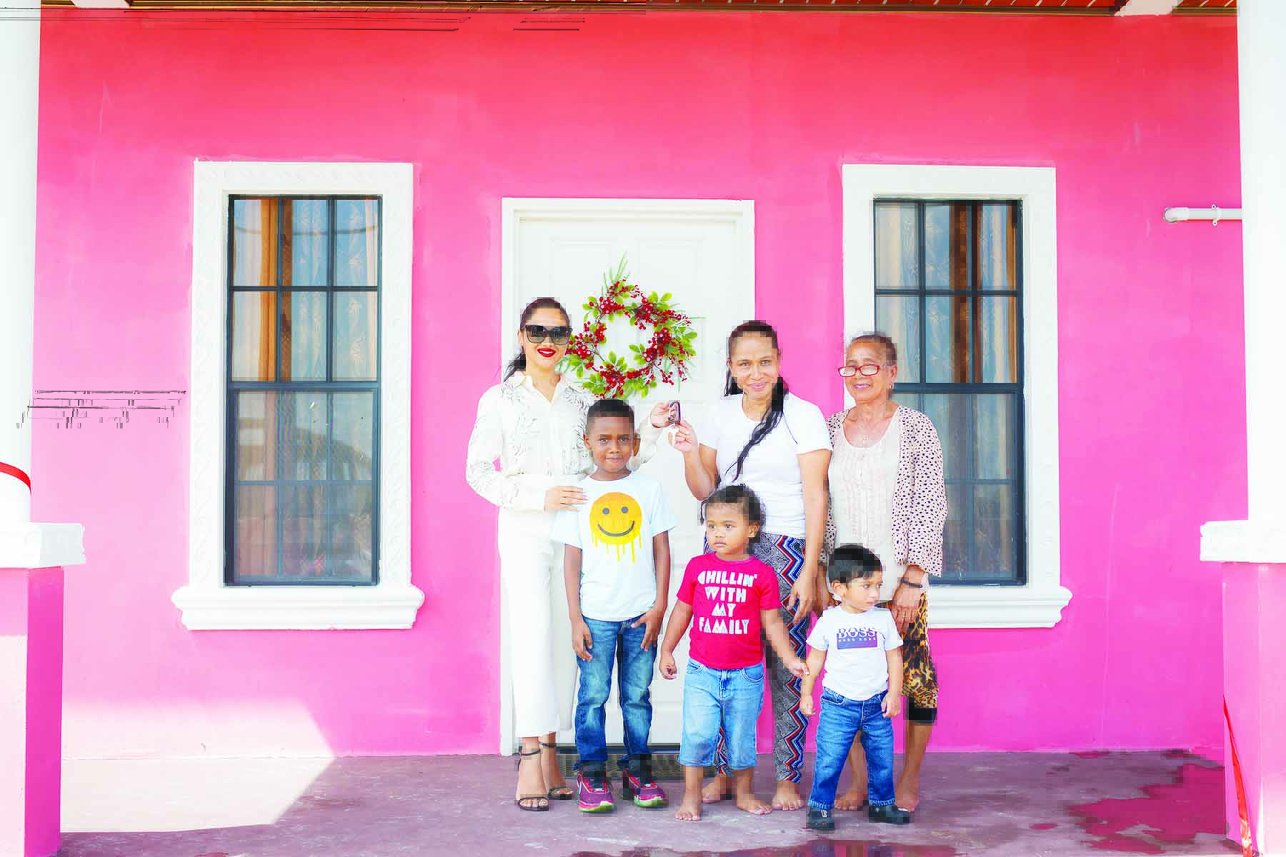 First Lady gifts WCD family $15M home for Christmas - Guyana Times