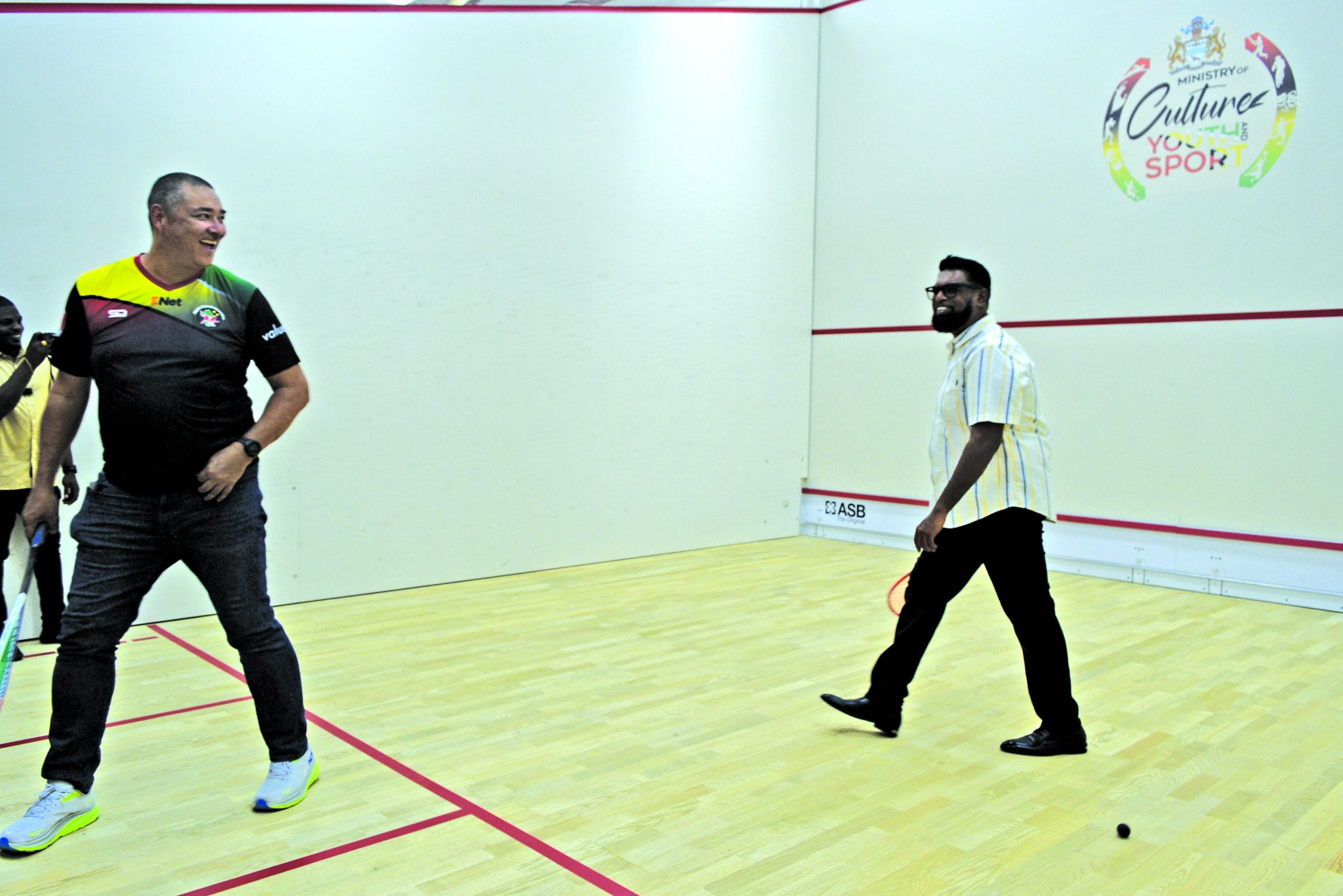 $68M Squash Doubles Court now open at National Racquet Centre - Guyana ...