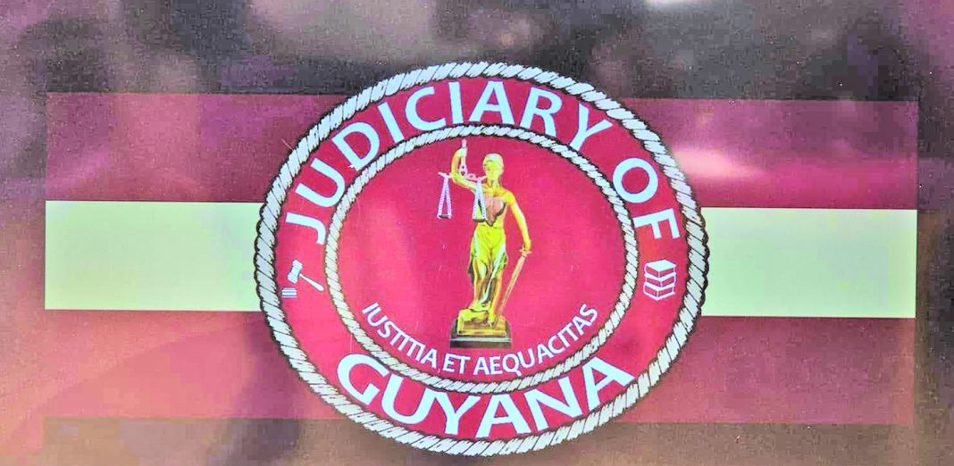 Judiciary of Guyana unveils first ever flag - Guyana Times