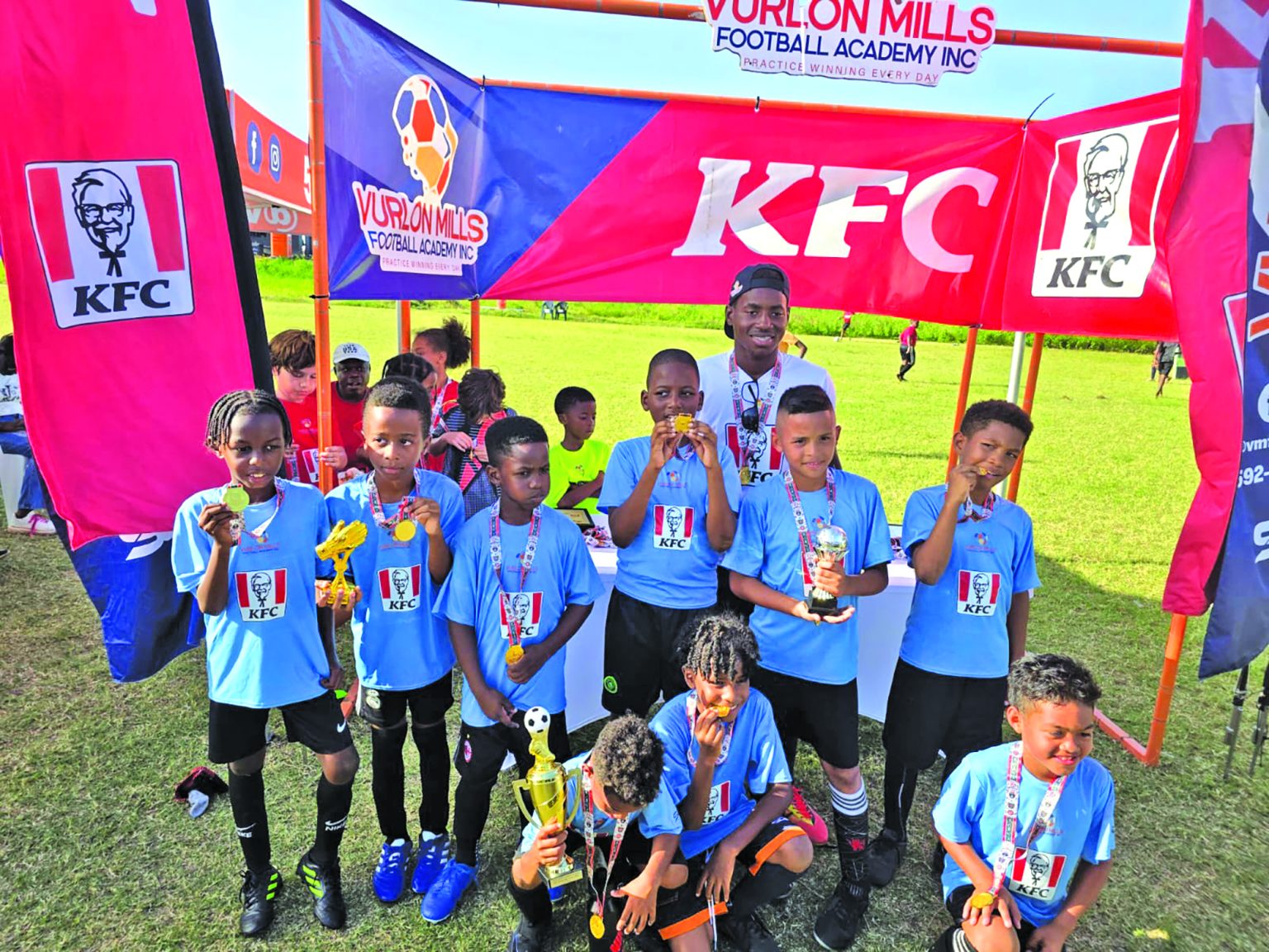 VMFA successfully hosts KFC U8 & U10 Challenge series - Guyana Times