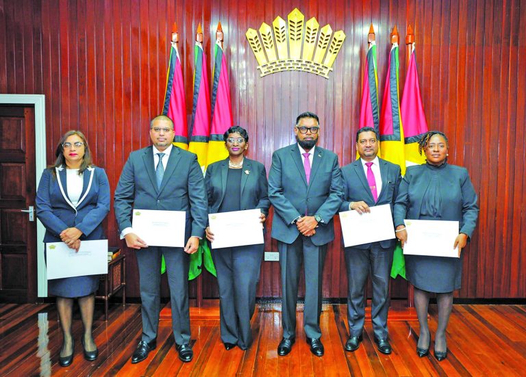“With distinction comes heightened responsibility” – Pres Ali to 5 new ...