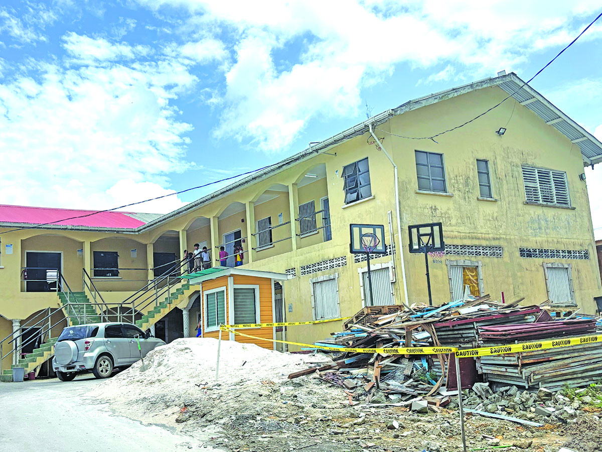 $470M Bartica Secondary Dorm nears completion - Guyana Times