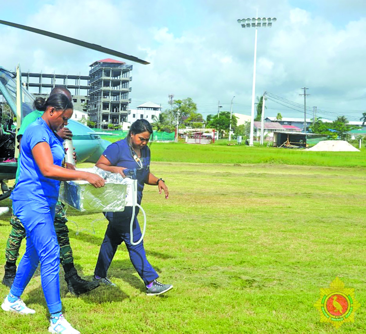 Newborn in distress medevacked from Suddie by GDF - Guyana Times