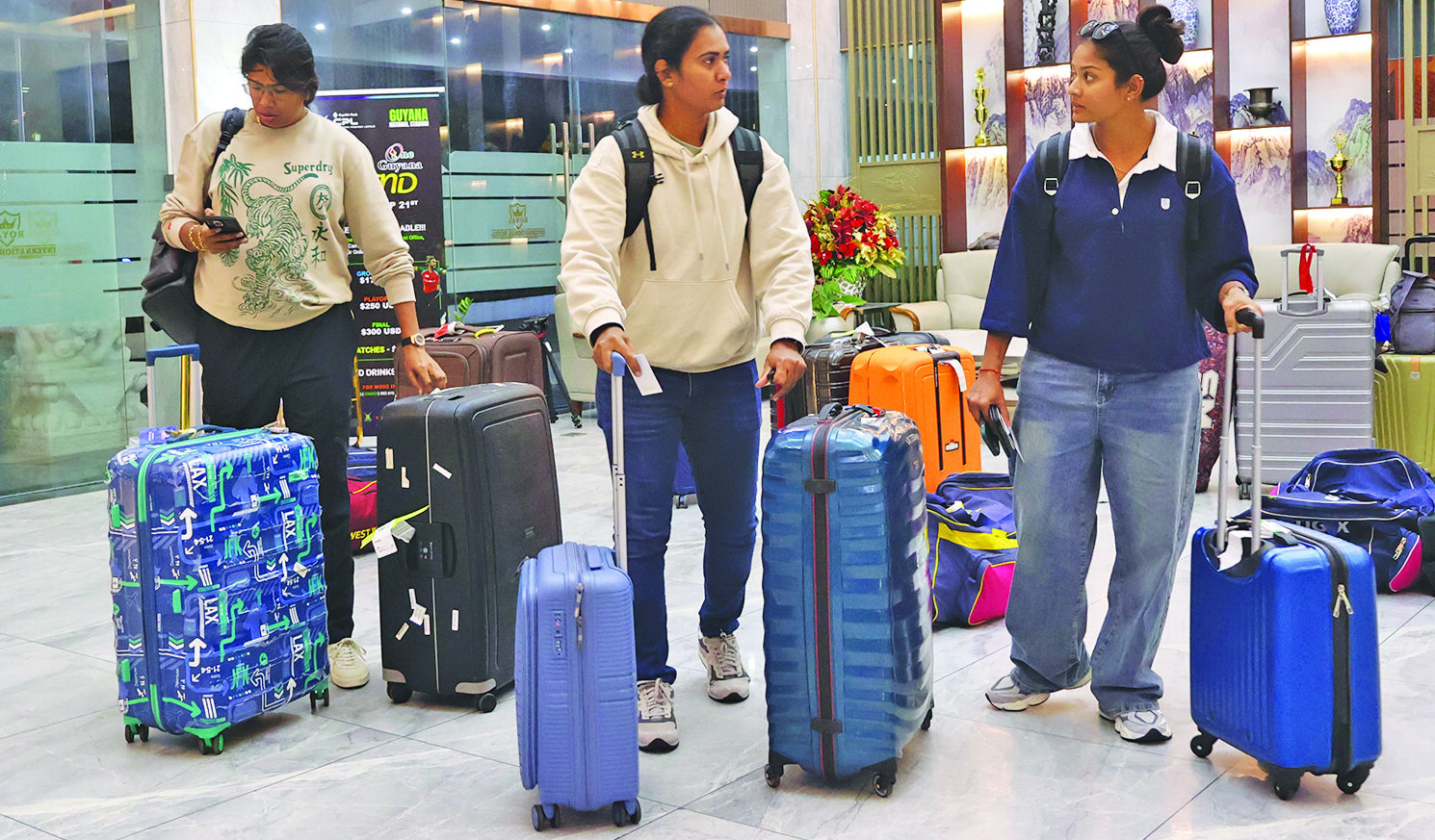 Massy WCPL players arrive ahead of tournament’s kick-off - Guyana Times