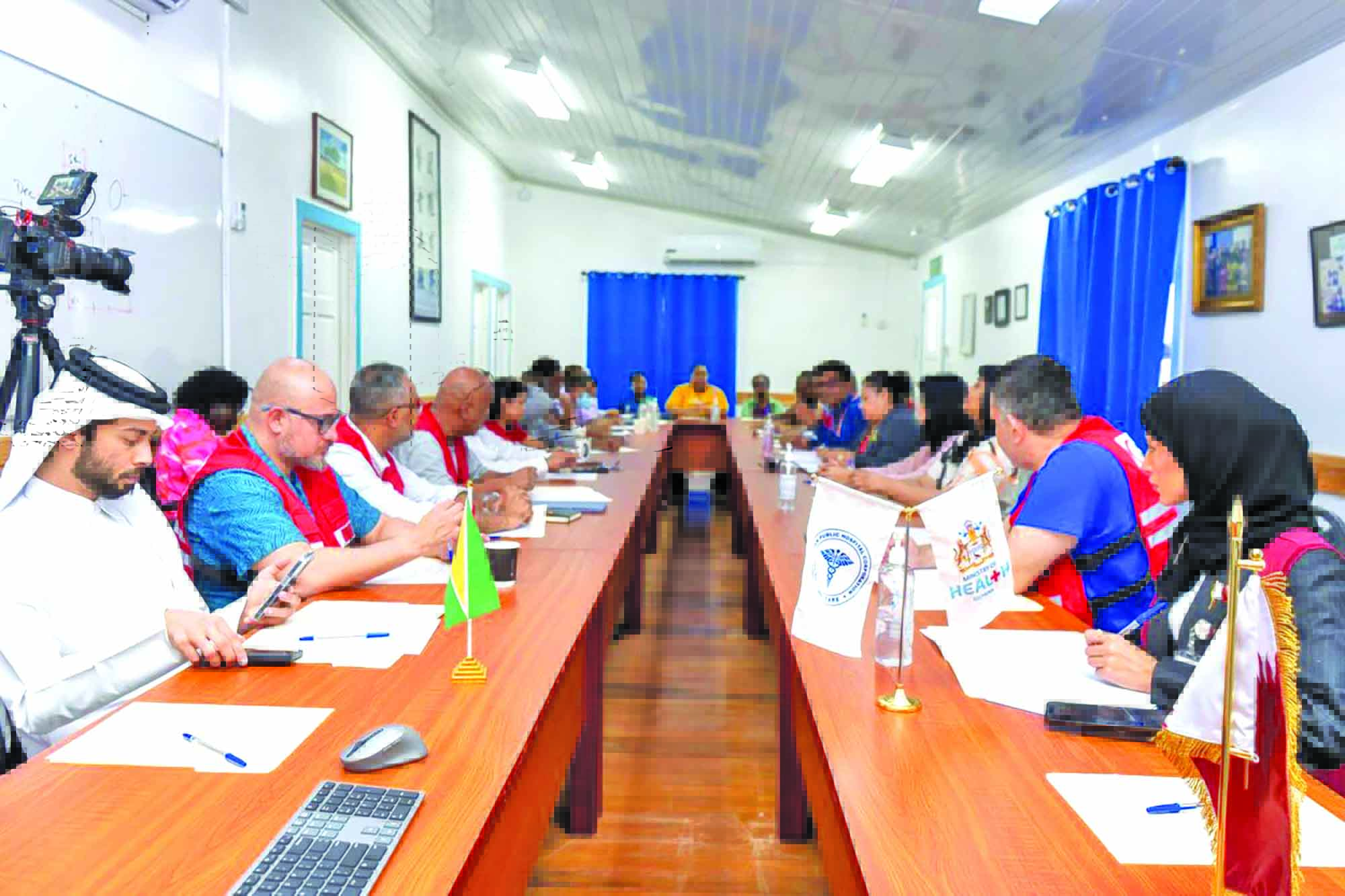 Qatar Red Crescent Medical Convoy begins mission at GPHC - Guyana Times