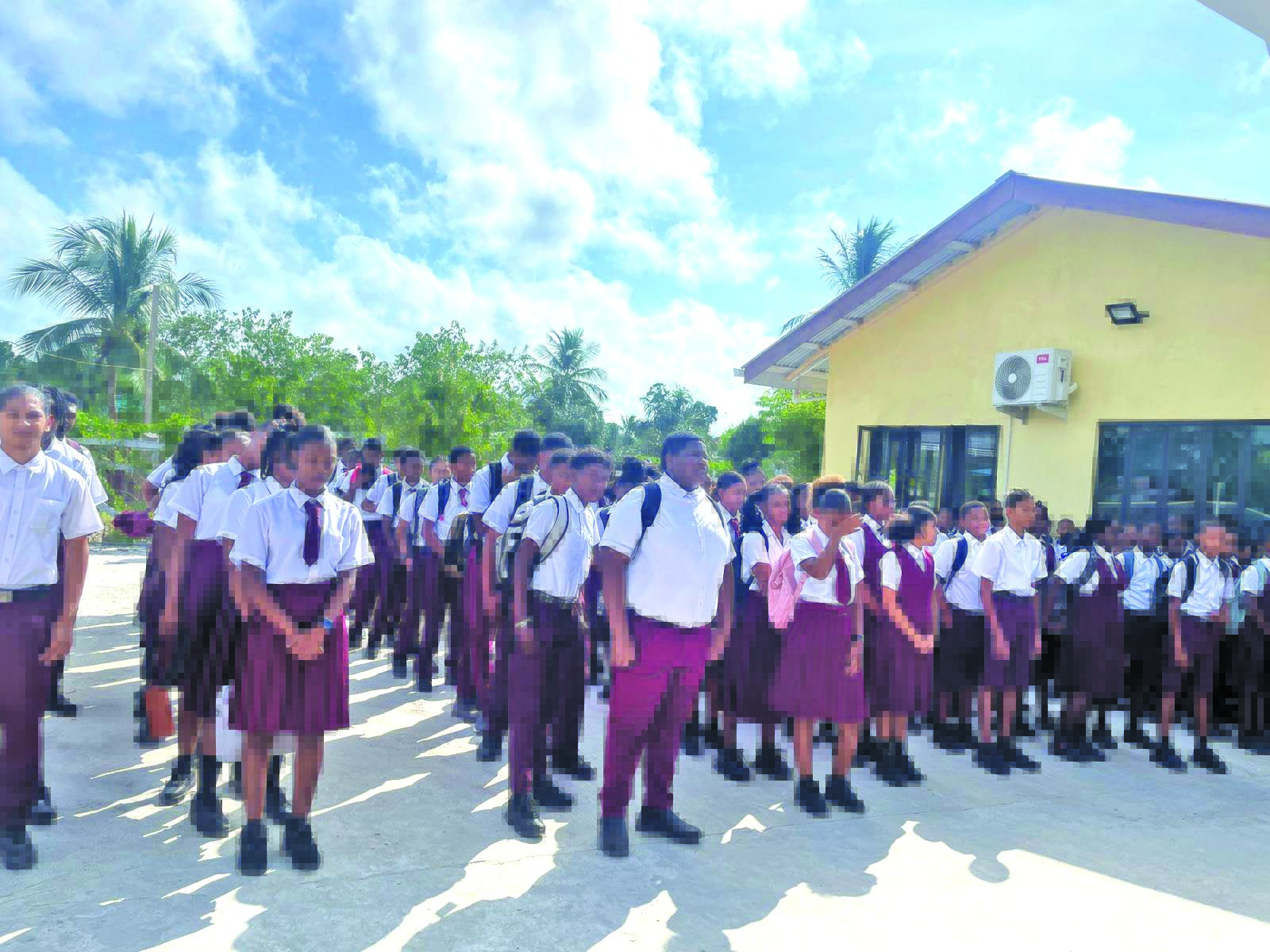 Kwakwani Secondary School reopens after devastating fire - Guyana Times