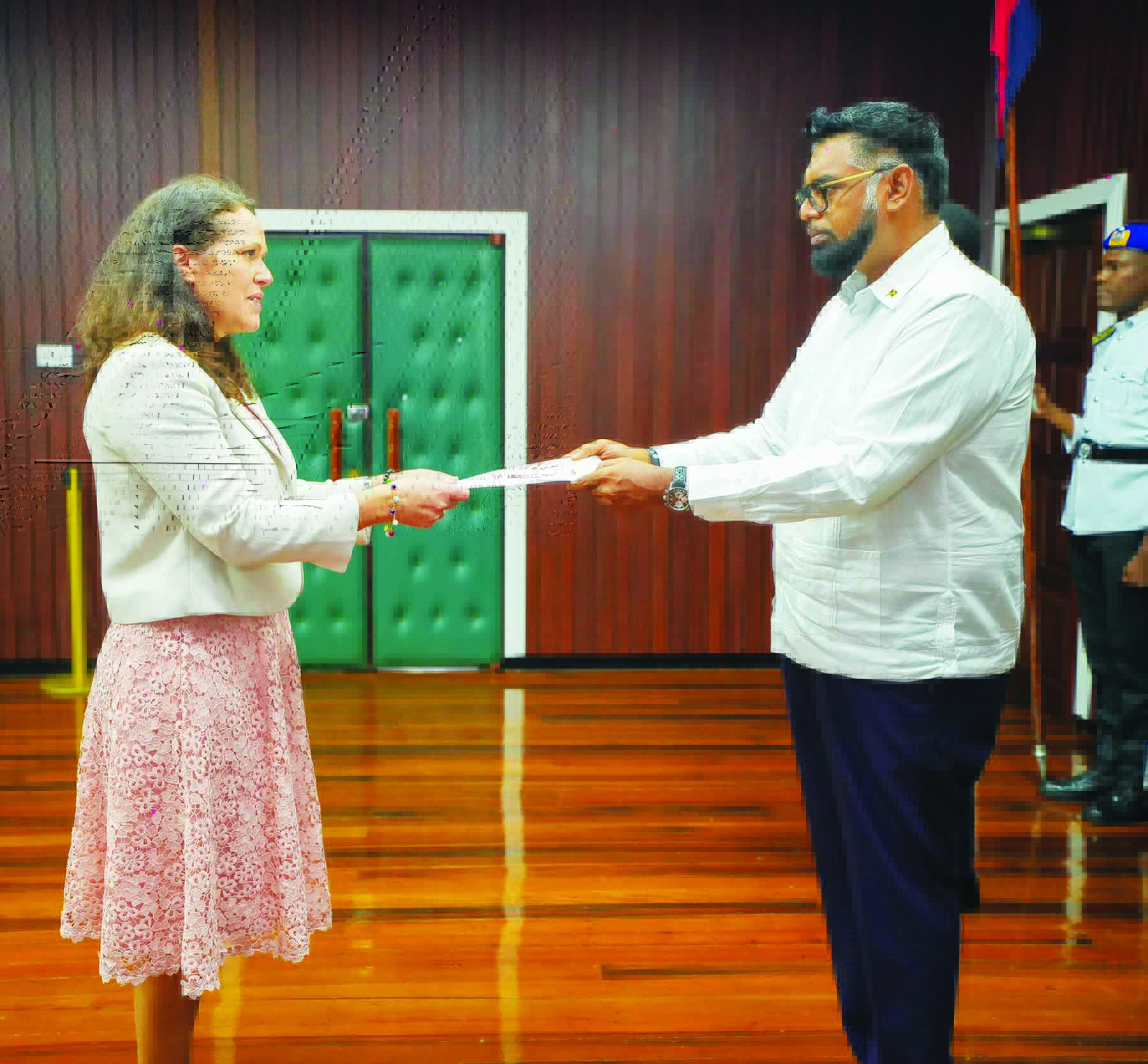 Pres Ali, Sweden’s Ambassador map out stronger partnership - Guyana Times