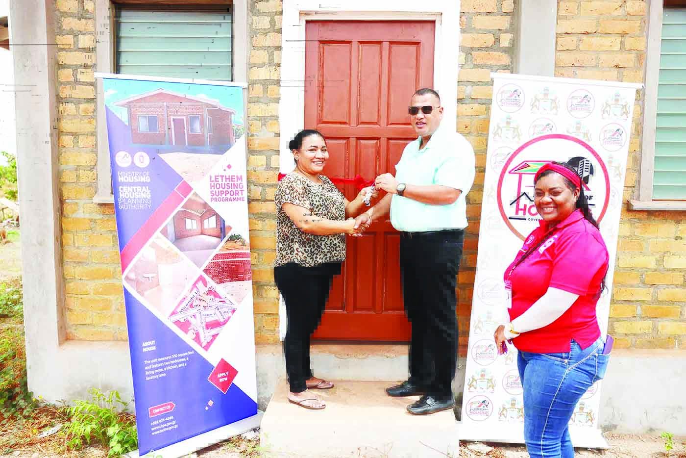 11 families receive keys to new homes under Lethem Housing Initiative ...