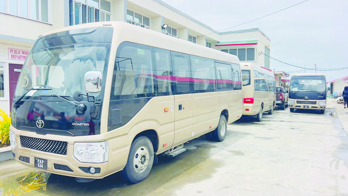 3 new school buses to ease transport strain for Region 6 students ...